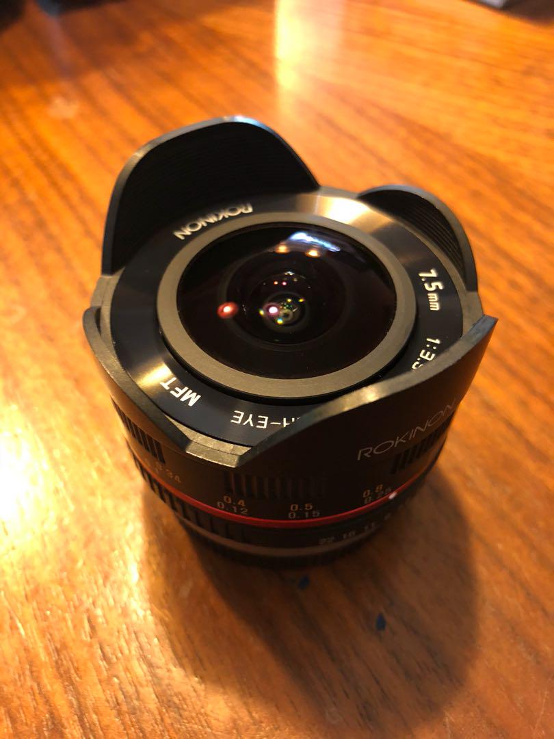 Rokinon 7.5mm f3.5 fisheye lens for m4/3, Photography, Lens & Kits on ...