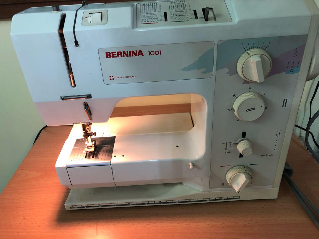 Sewing Machine bernina 1001 made in Switzerland, TV & Home Appliances ...