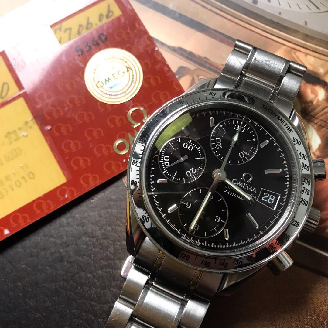 [SOLD] Omega Speedmaster Reduced FULL SET, Luxury, Watches on Carousell