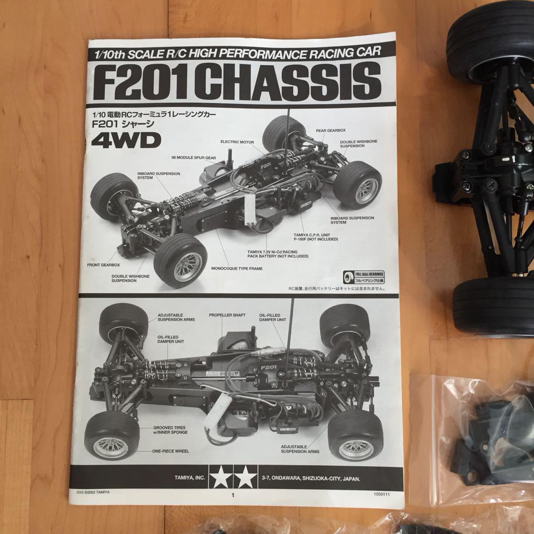 TAMIYA RC F201 CHASSIS, 興趣及遊戲, 收藏品及紀念品, 明星周邊 - Carousell
