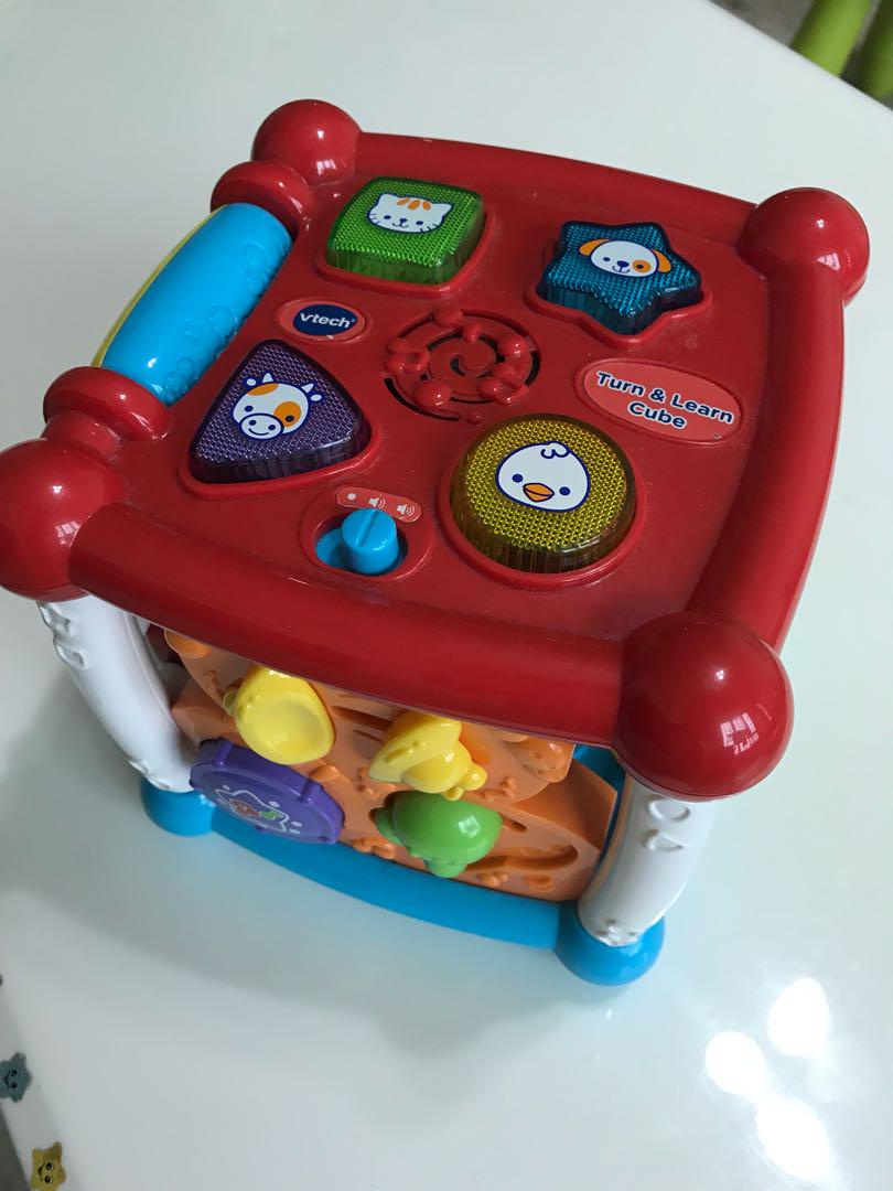 Vtech Turn & Learn Cube, Babies & Kids, Infant Playtime on Carousell