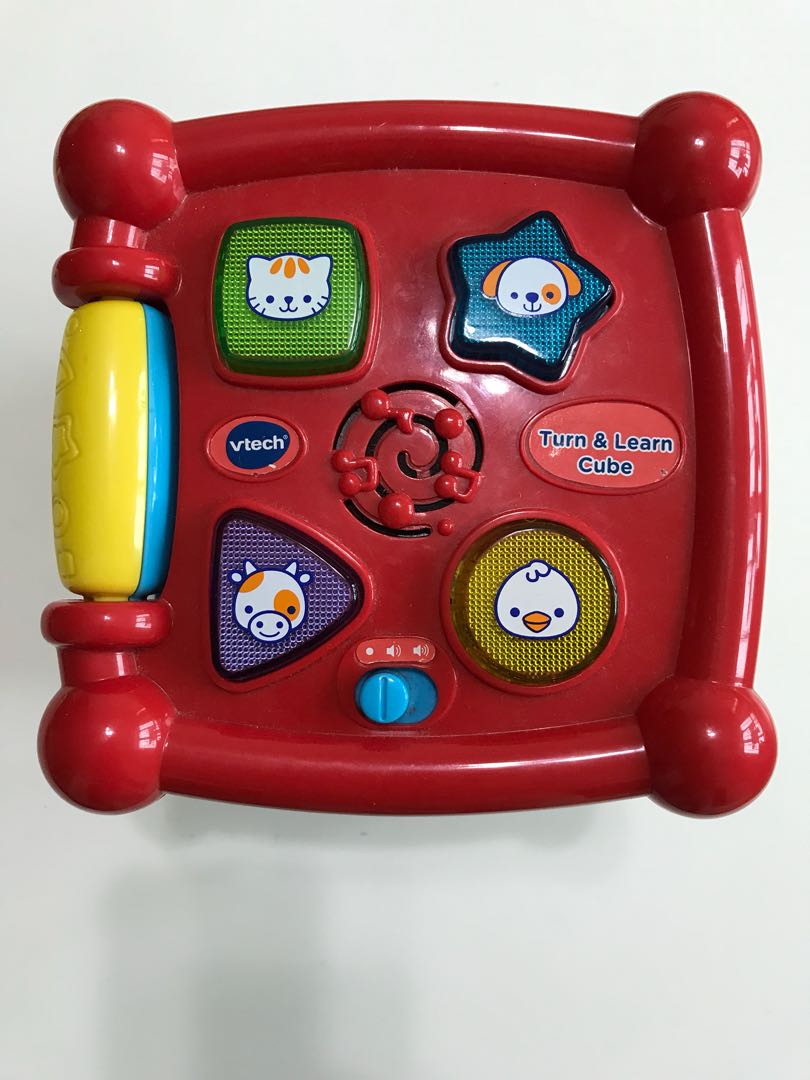 Vtech Turn & Learn Cube, Babies & Kids, Infant Playtime on Carousell