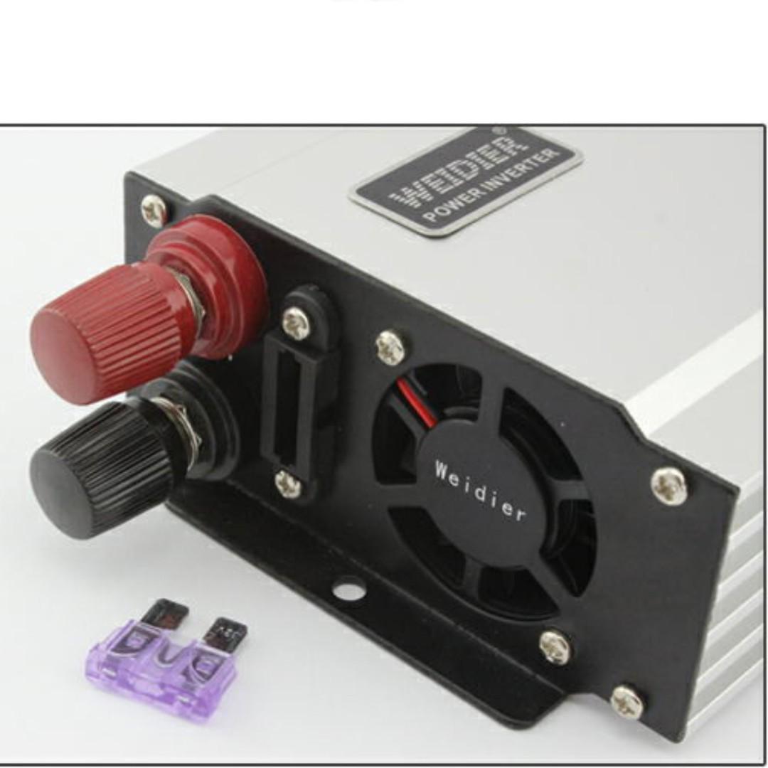 Weidier 1000W 12/24VDC-220VAC Power Inverter 12V 24V 220V, Car ...