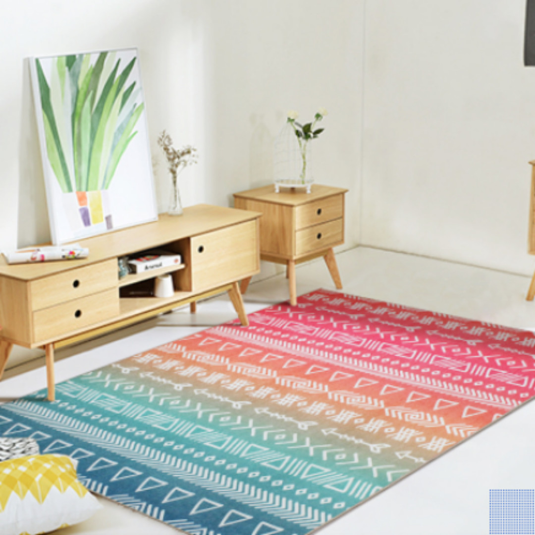 Carpet | Bright Happy Rug!, Furniture & Home Living, Home Decor ...