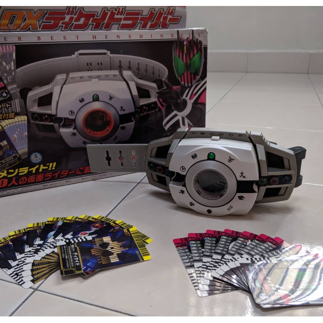 DX Kamen Rider Decade Belt with 20 Cards Rare item, Hobbies & Toys, Toys & Games on Carousell