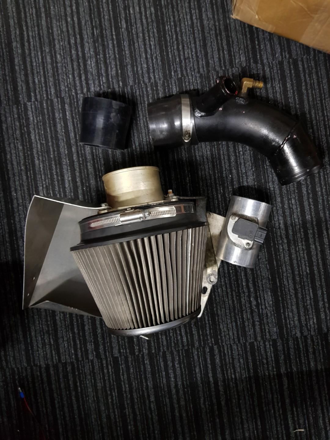 Evo X Blitz intake kit with heat shield, Car Accessories, Accessories on Carousell
