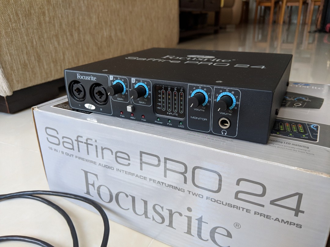 Focusrite Saffire Pro 24 Audio Interface, Hobbies & Toys, Music & Media ...