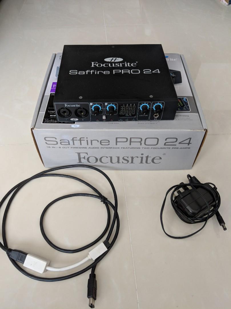 Focusrite Saffire Pro 24 Audio Interface, Hobbies & Toys, Music & Media, Music Accessories on ...