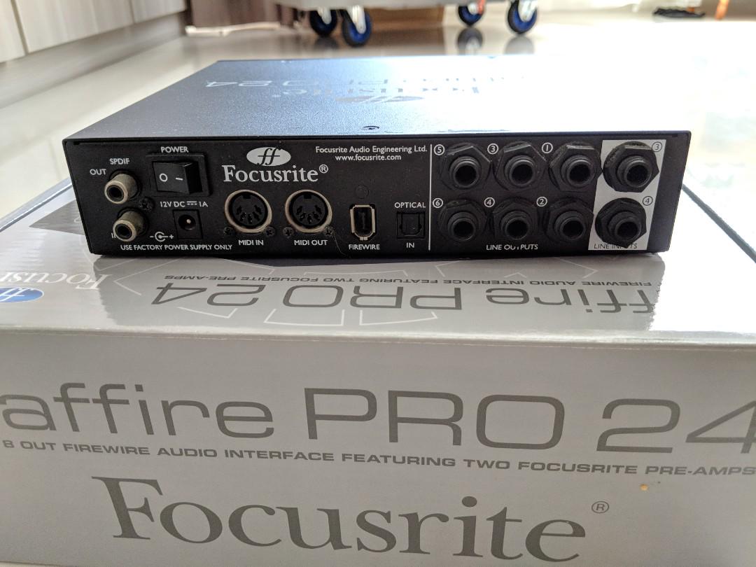 Focusrite Saffire Pro 24 Audio Interface, Hobbies & Toys, Music & Media ...