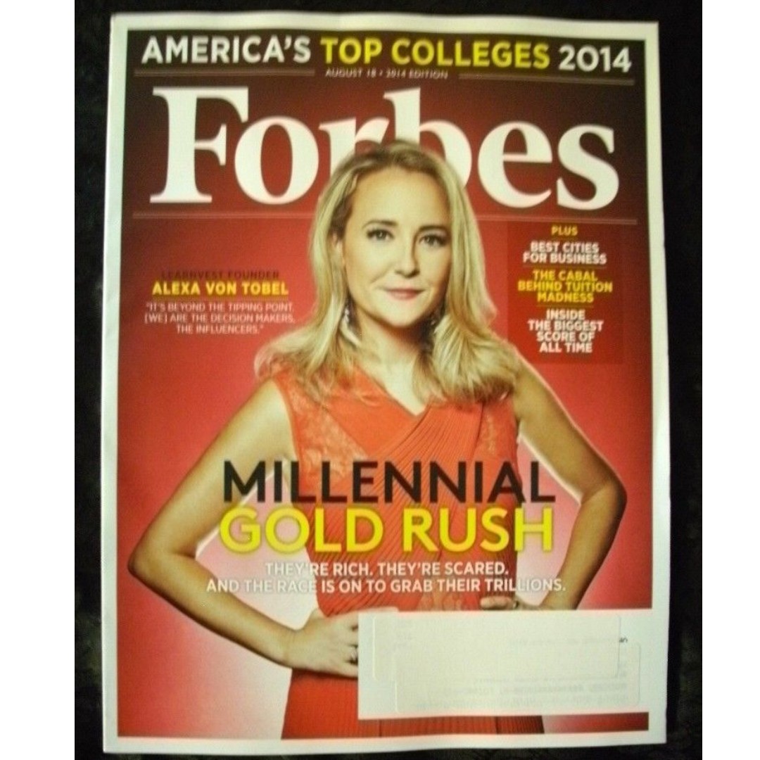 FORBES Magazine Alexa Von Tobel, Hobbies & Toys, Books & Magazines ...