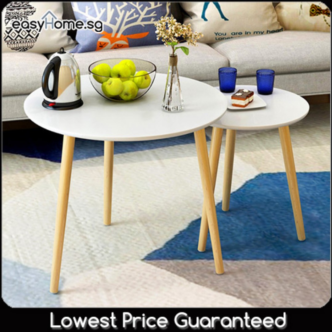 Minimalist Stylist Coffee Table A17 (Round), Furniture & Home Living ...