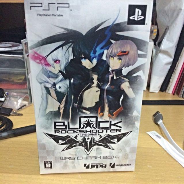 PSP Black Rock Shooter The Game With WRS Charm Box, Hobbies & Toys ...