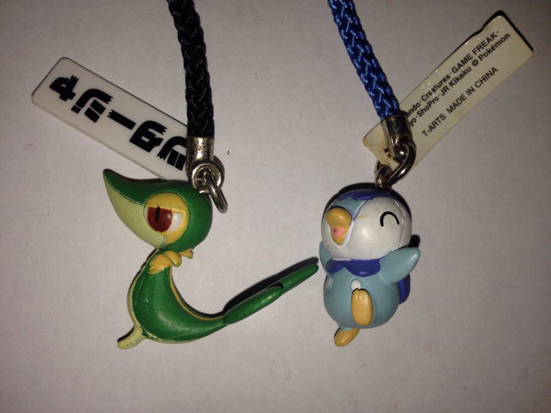Snivy & Piplup Pokemon Keychain / Phone Charm, Hobbies & Toys, Toys ...
