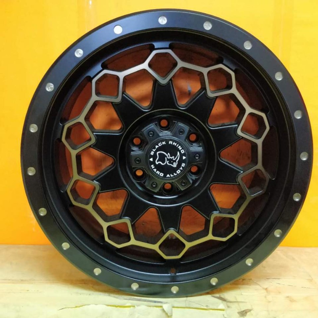 SPORT RIM 4X4 20inch BLACK RHINO HILUX TRITON DMAX, Auto Accessories on ...