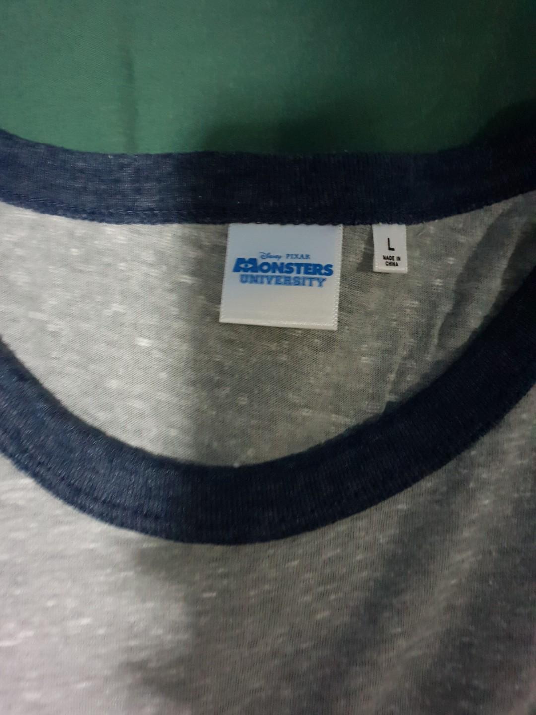 Uniqlo x Monster's University Jaws Theta Chi shirt, Men's Fashion, Tops ...