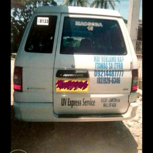 UV Express Adventure SELLING RUSH AUTHENTIC, Cars for Sale on Carousell