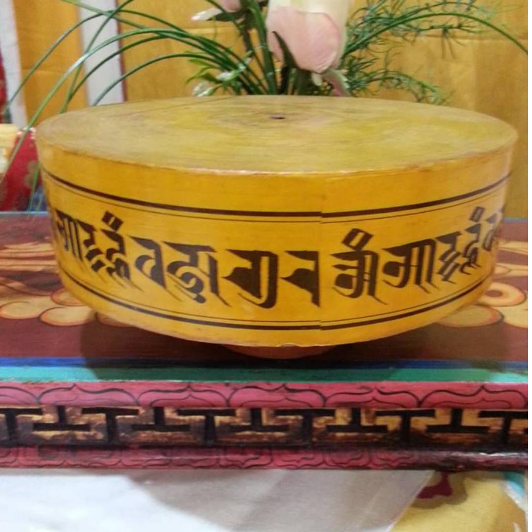 Very rare Prayer Wheels or Mani Wheel use by His Eminence Garchen ...