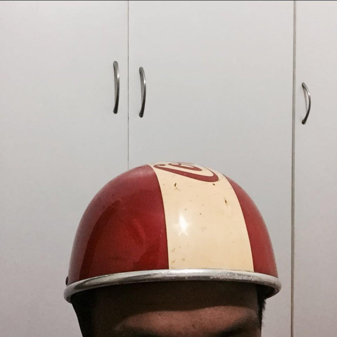 Vintage Coca Cola Helmet, Motorcycles, Motorcycle Accessories on Carousell