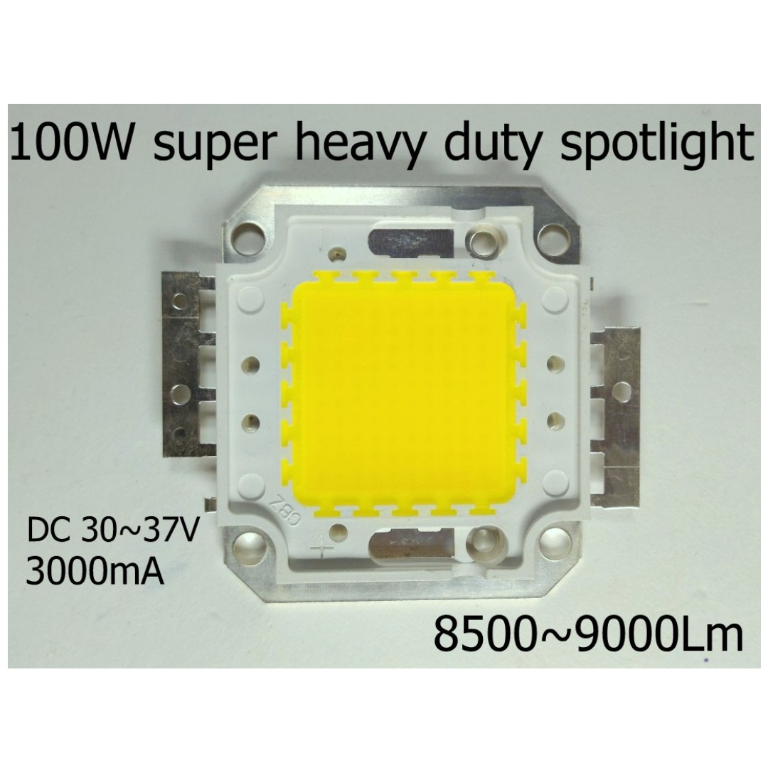 100W LED chip super Bright heavy duty spotlight white 4500k, Furniture ...