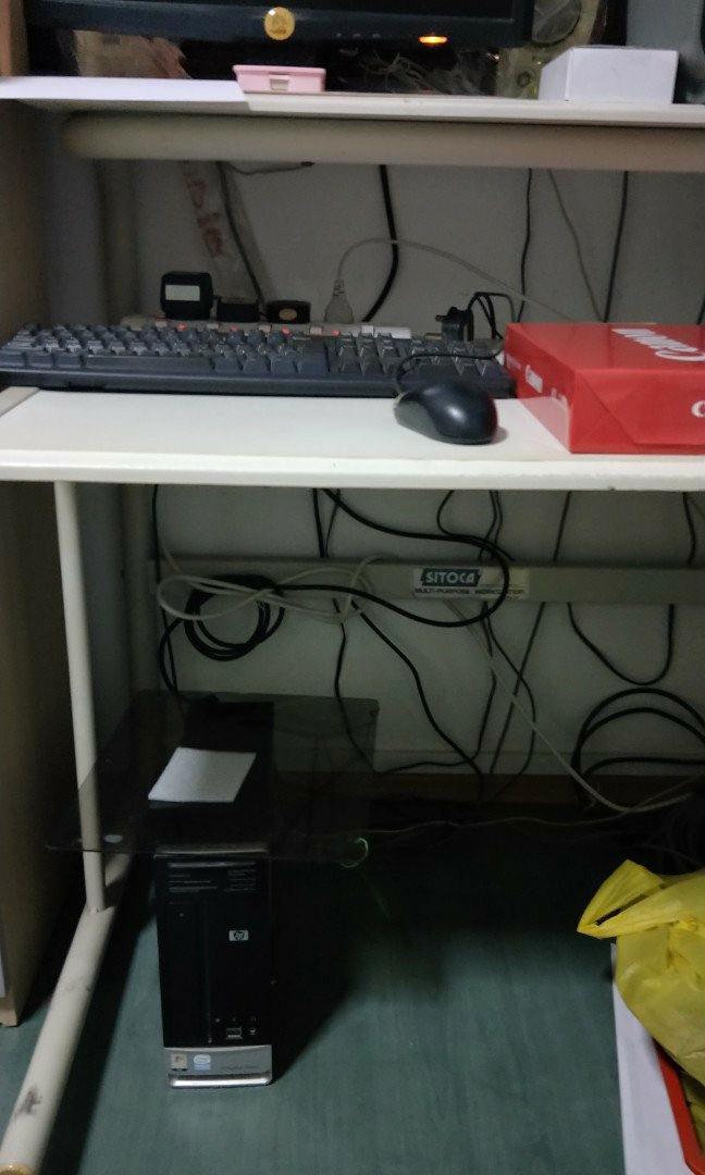 2 Layer Computer Table, Furniture & Home Living, Furniture, Tables ...