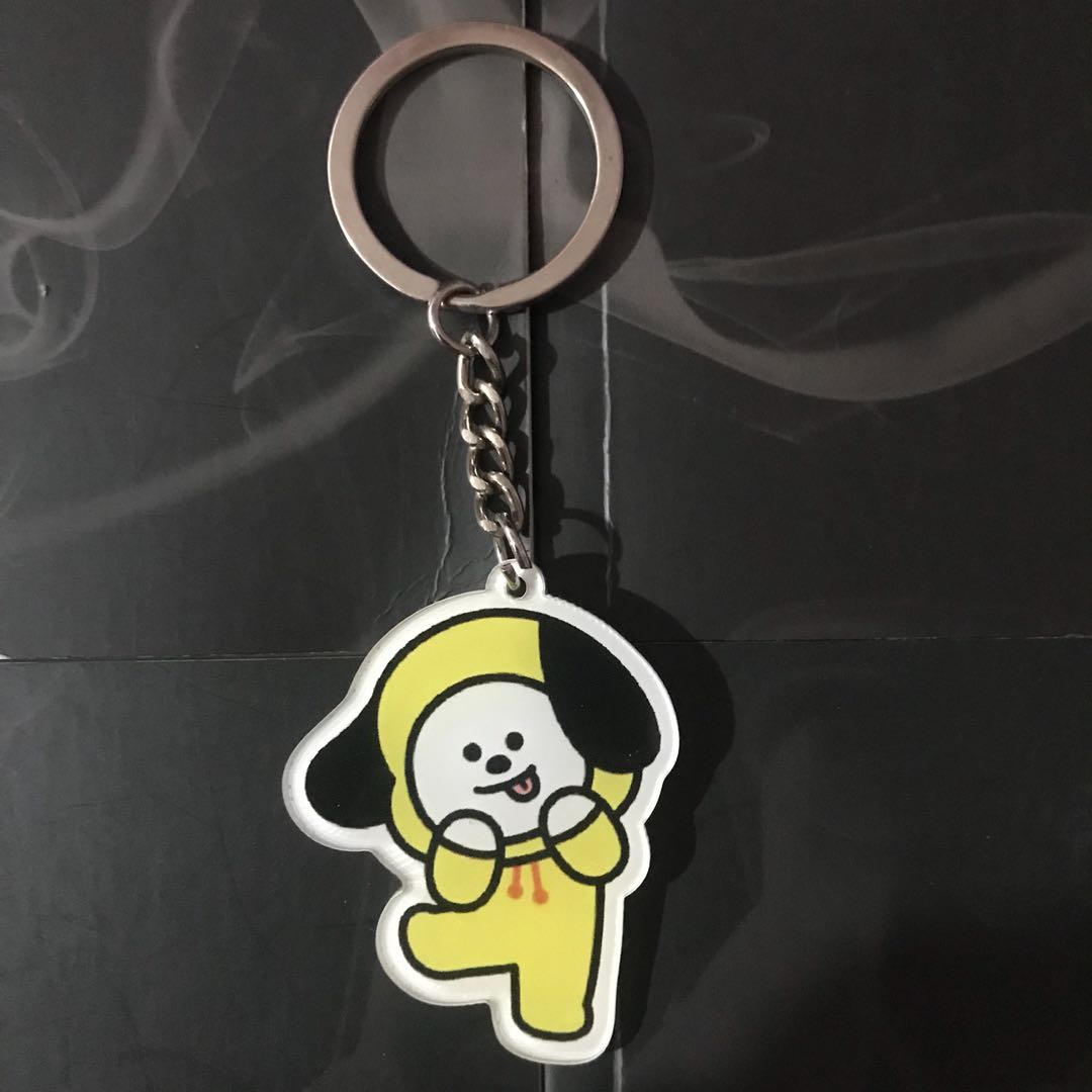 BT21 CHIMMY Keychain, Hobbies & Toys, Memorabilia & Collectibles, Fan ...