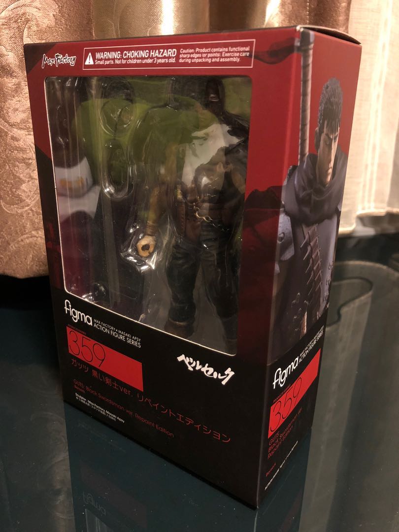 Figma Berserk GUTS Black Swordsman Repaint Ver., Hobbies & Toys, Toys ...