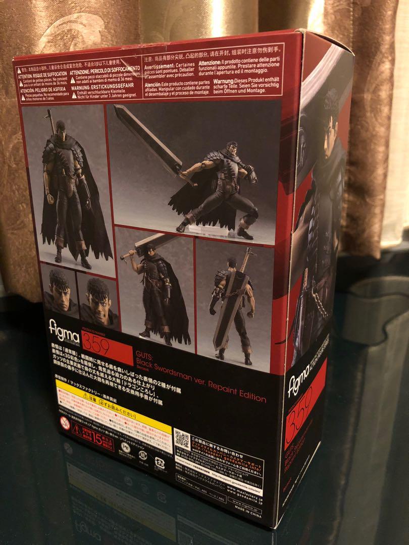 Figma Berserk GUTS Black Swordsman Repaint Ver., Hobbies & Toys, Toys ...