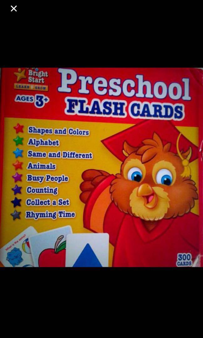 FLASH CARDS Bright Star Preschool, Hobbies & Toys, Books & Magazines ...