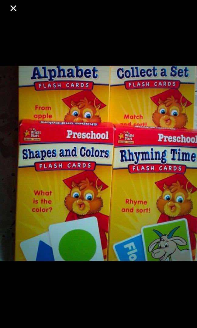 FLASH CARDS Bright Star Preschool, Hobbies & Toys, Books & Magazines ...