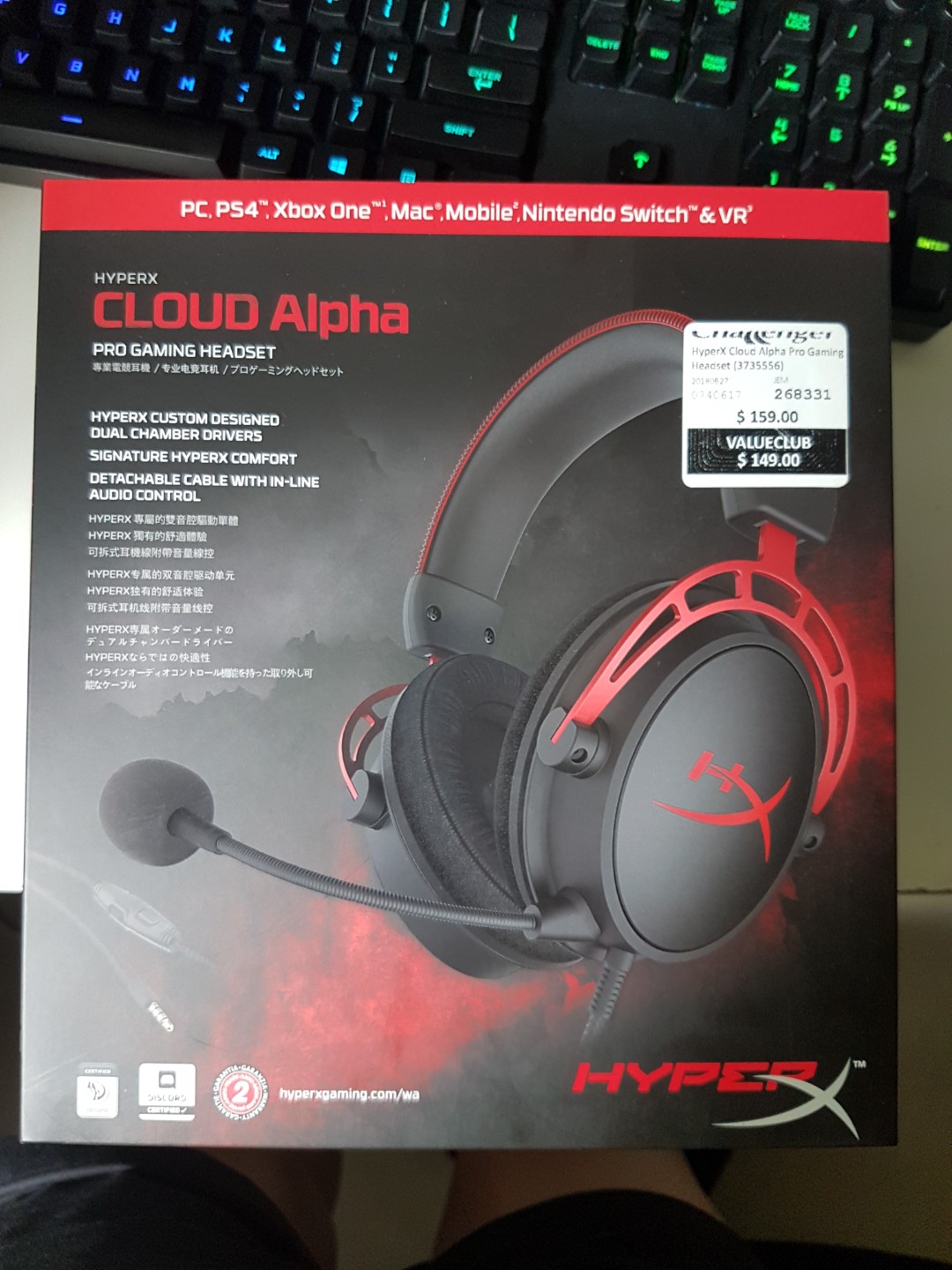 HyperX Cloud Alpha, Computers & Tech, Parts & Accessories, Computer ...