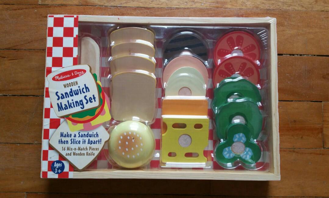 Melissa and Doug Sandwich Making Set, Hobbies & Toys, Toys & Games on ...