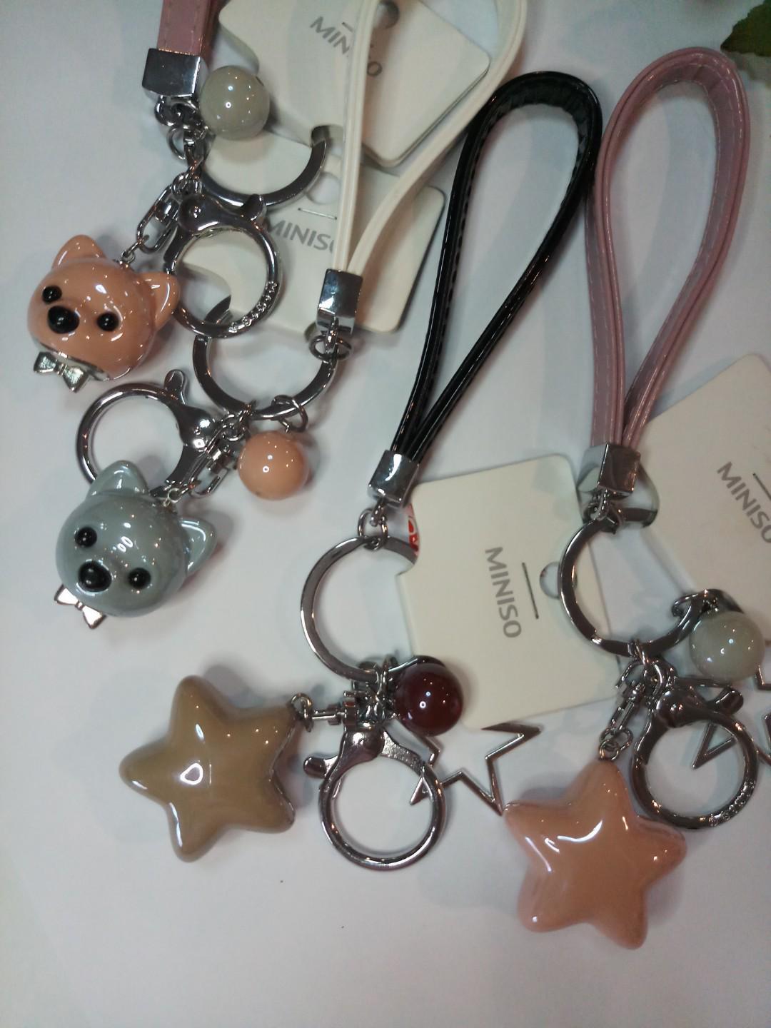 Miniso Bagcharms/Keychains, Women's Fashion, Watches & Accessories ...