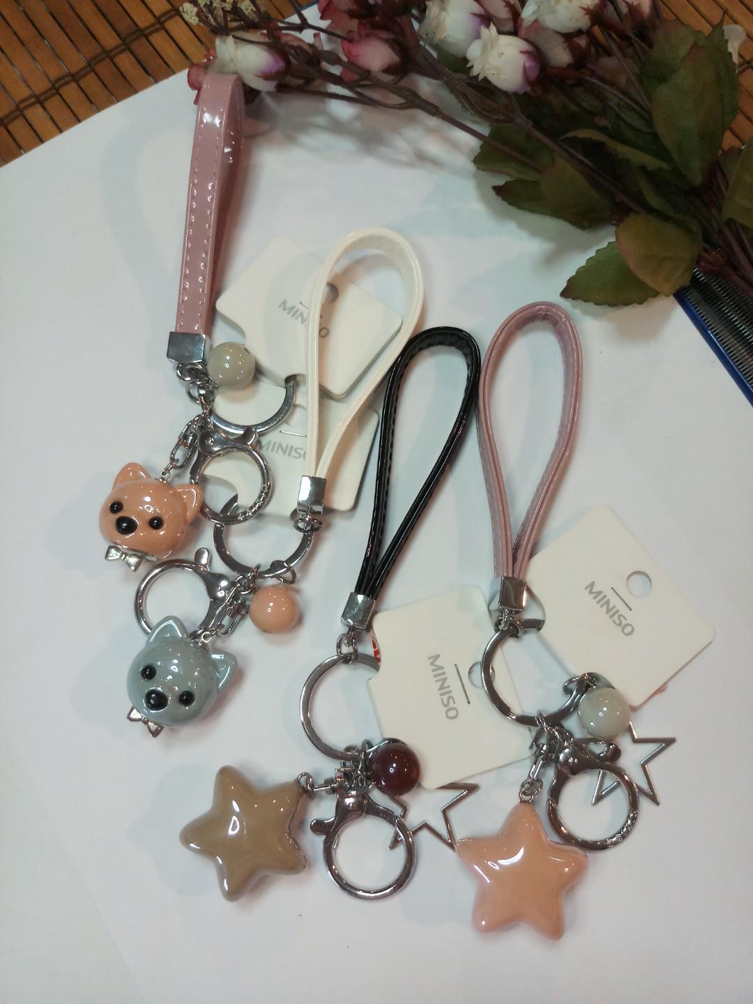 Miniso Bagcharms/Keychains, Women's Fashion, Watches & Accessories ...