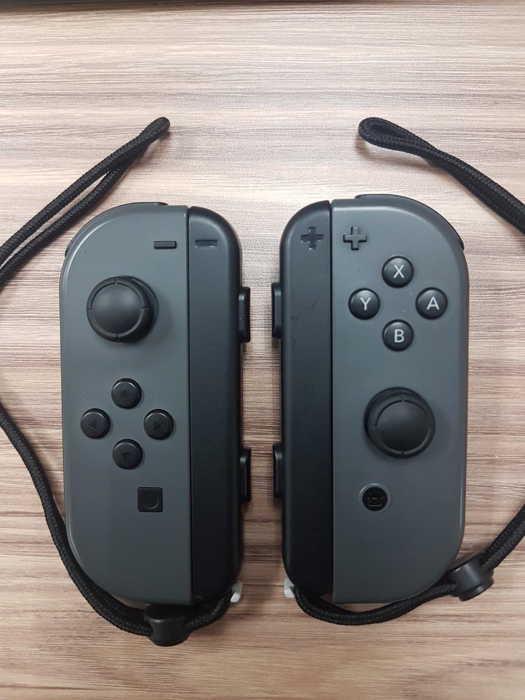 Nintendo Switch Gray Joycons, Video Gaming, Gaming Accessories ...