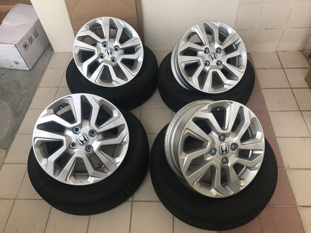 ori honda jazz gk 03 rim&type (used) 15" 4x100 ENKEI honda motor, Car ...
