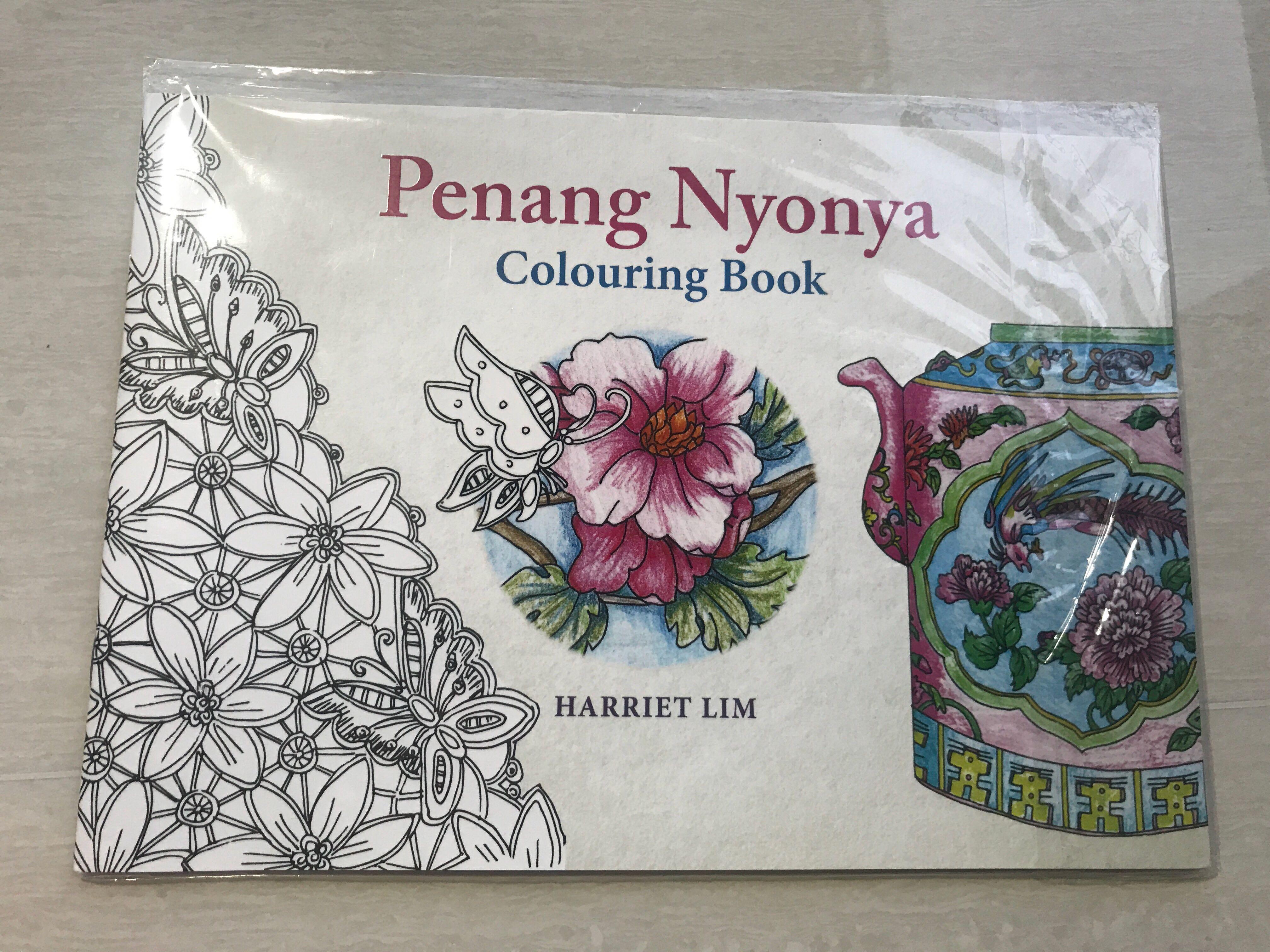 Penang Nyonya Colouring Book, Hobbies & Toys, Stationery & Craft ...