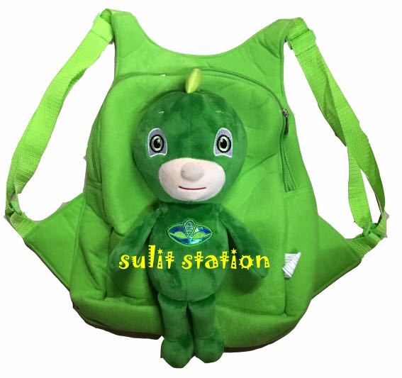 PJ MASKS GEKKO PLUSH GECKO KIDS BACKPACK BAG, Babies & Kids, Going Out ...