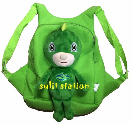 PJ MASKS GEKKO PLUSH GECKO KIDS BACKPACK BAG, Babies & Kids, Going Out ...