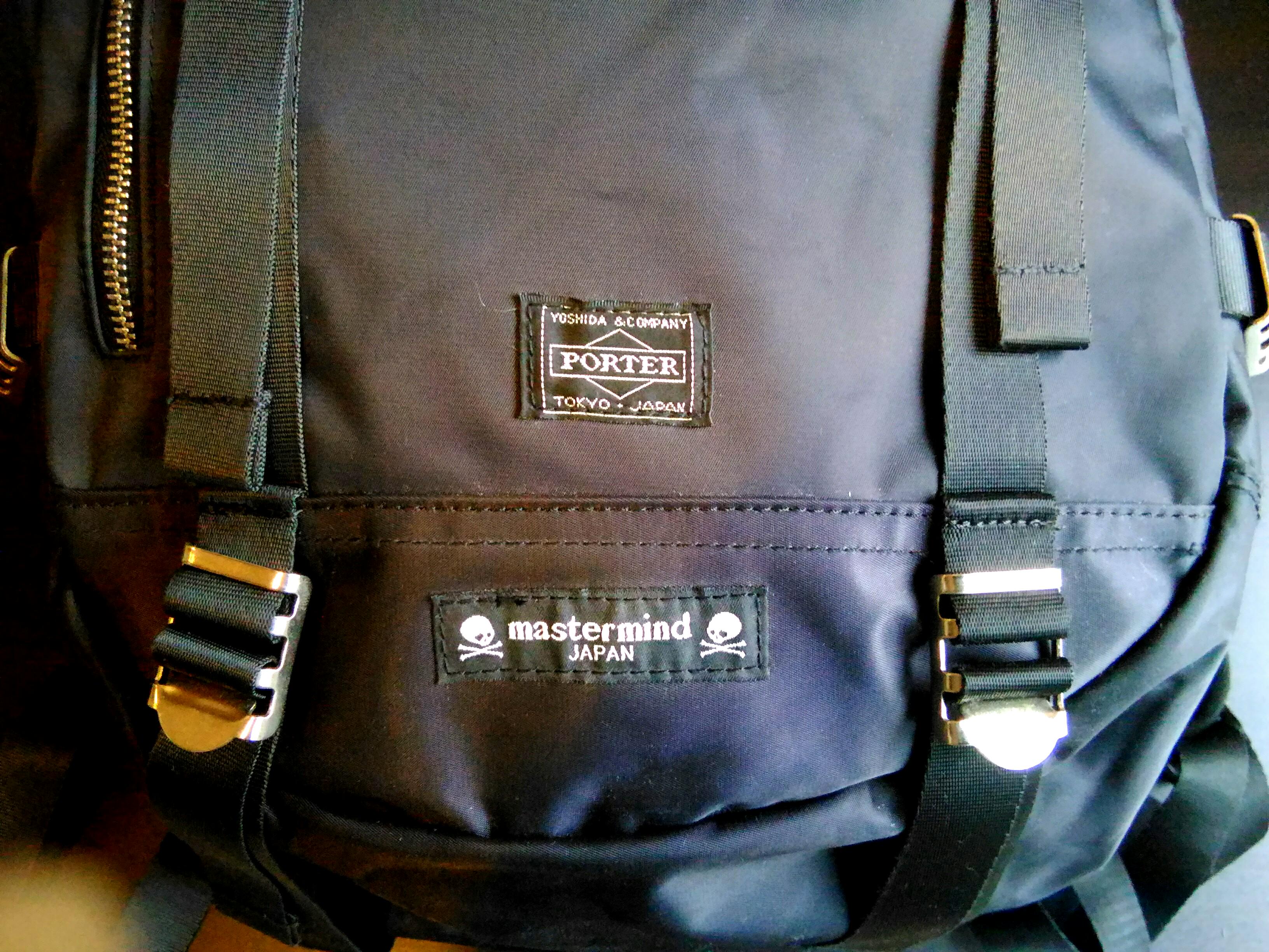Porter x Mastermind Backpack Black, Men's Fashion, Bags & Wallets ...