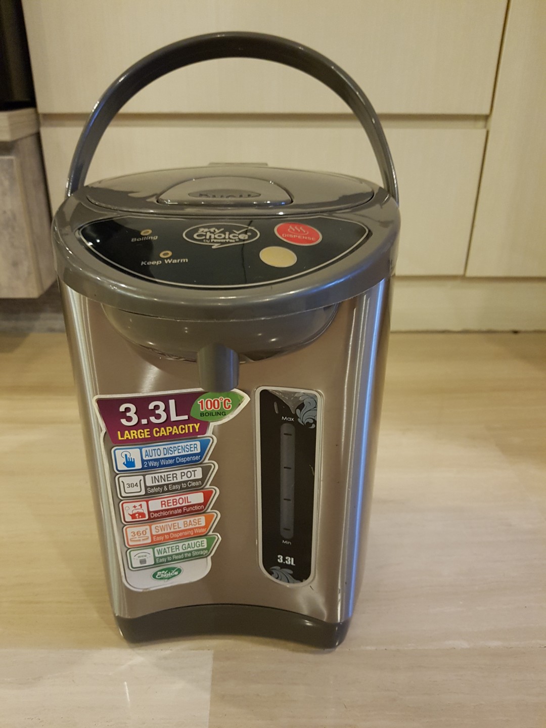 PowerPac Electric Hot Pot 3.3 Litres, TV & Home Appliances, Kitchen ...