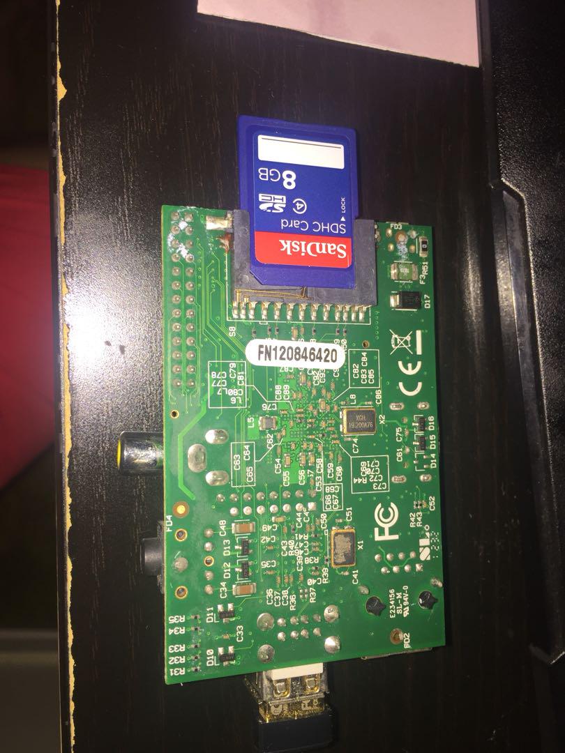 Raspberry Pi with sd carf ,H-bridge and free battery compartment ...