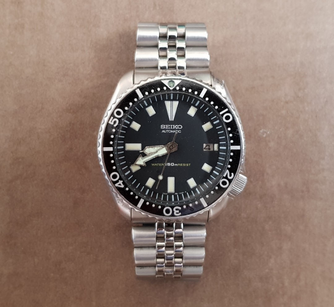 Seiko 7002 Divers Watch with New Jubilee Bracelet on Carousell