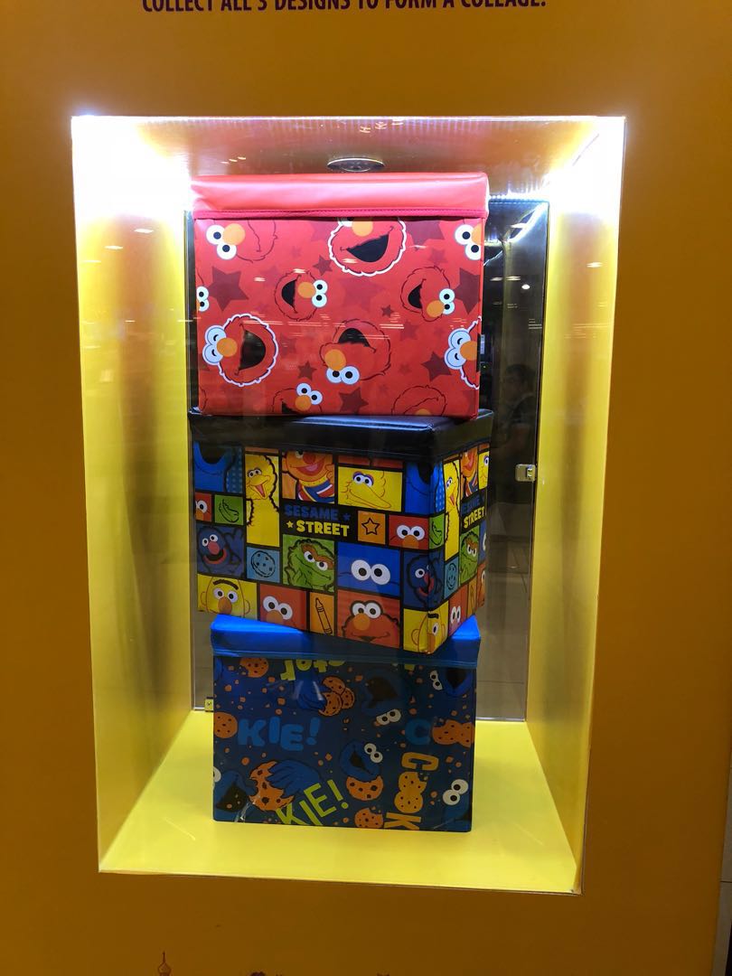 Sesame Street storage boxes, Toys & Games, Others on Carousell