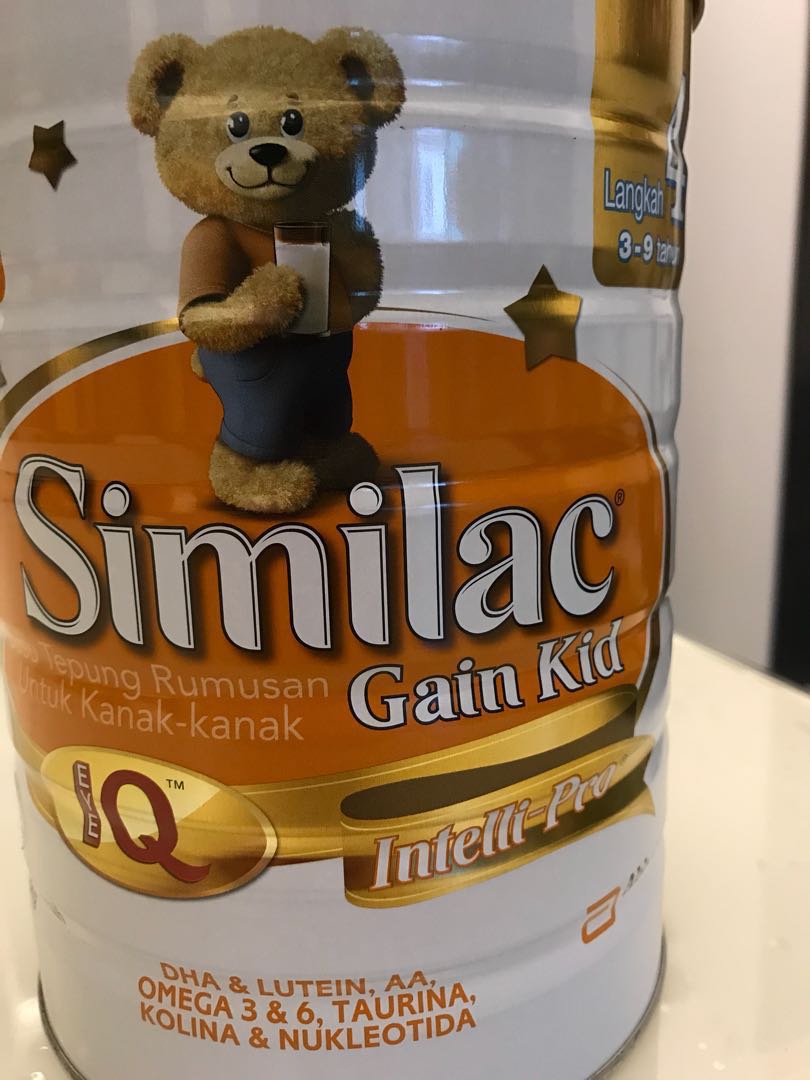 Similac gain IQ 4 milk powder 1.8kg. , Babies & Kids, Nursing & Feeding ...