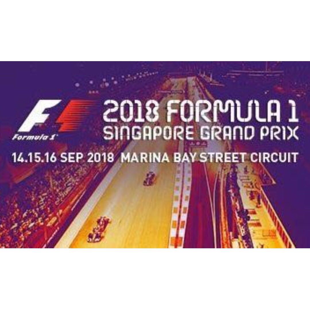 Singapore Grand Prix Formula 1 Night Race, Tickets & Vouchers, Local ...