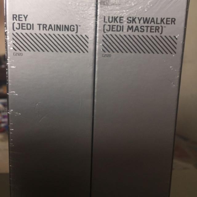Star Wars The Black Series Rey(Jedi Training) & Luke Skywalker(Jedi ...