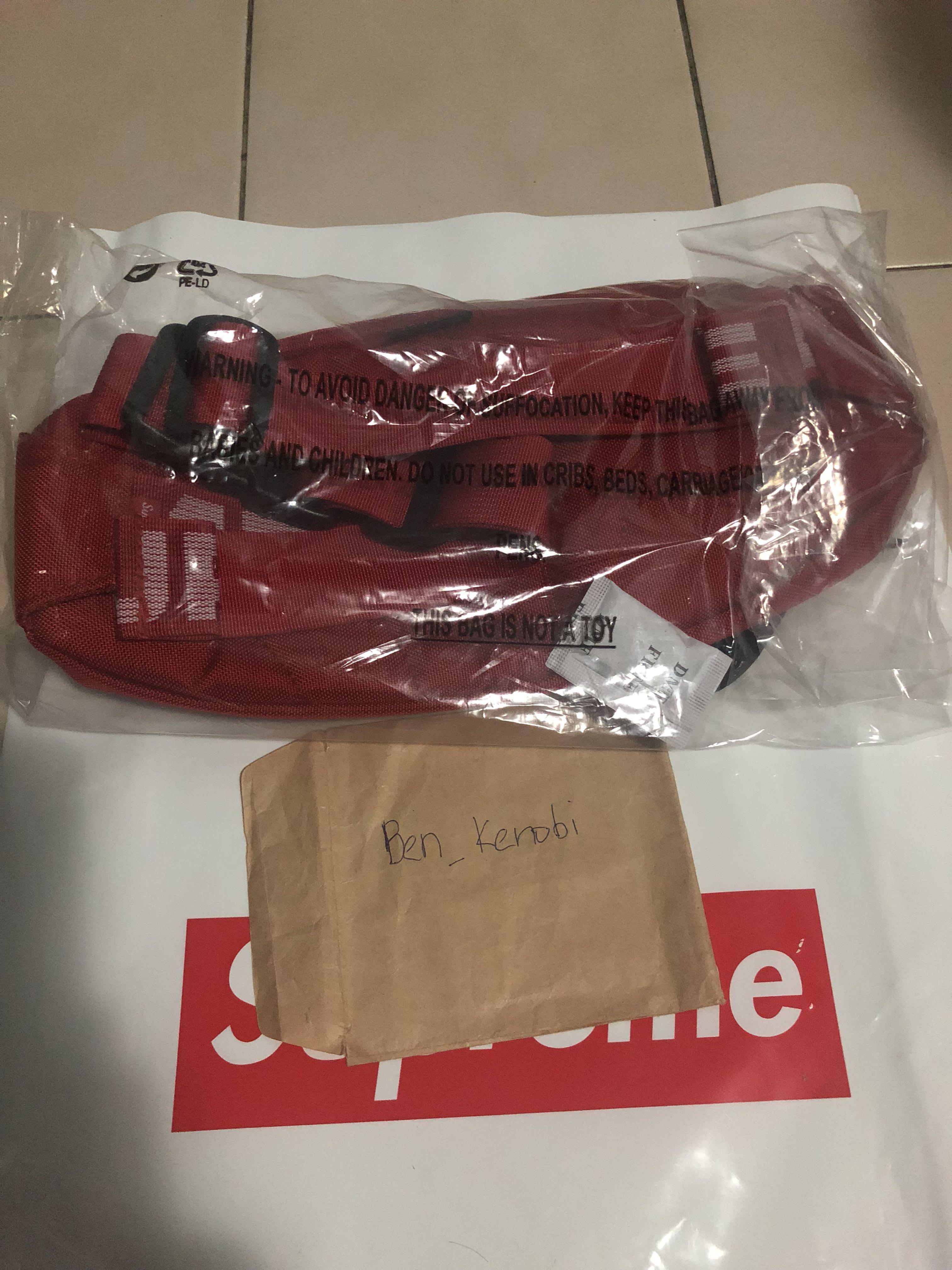 Supreme SS18 Waist Bag (RED), Men's Fashion, Bags, Sling Bags on Carousell
