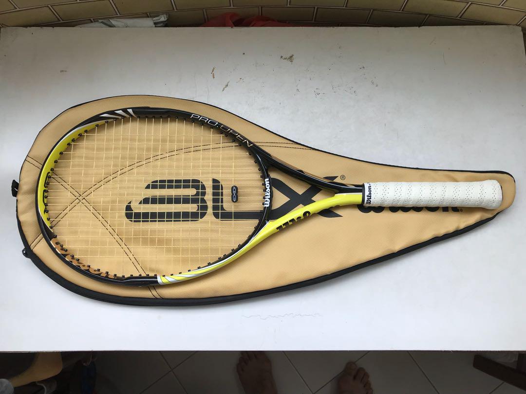 Wilson BLX Pro Open, Sports Equipment, Sports & Games, Racket & Ball ...