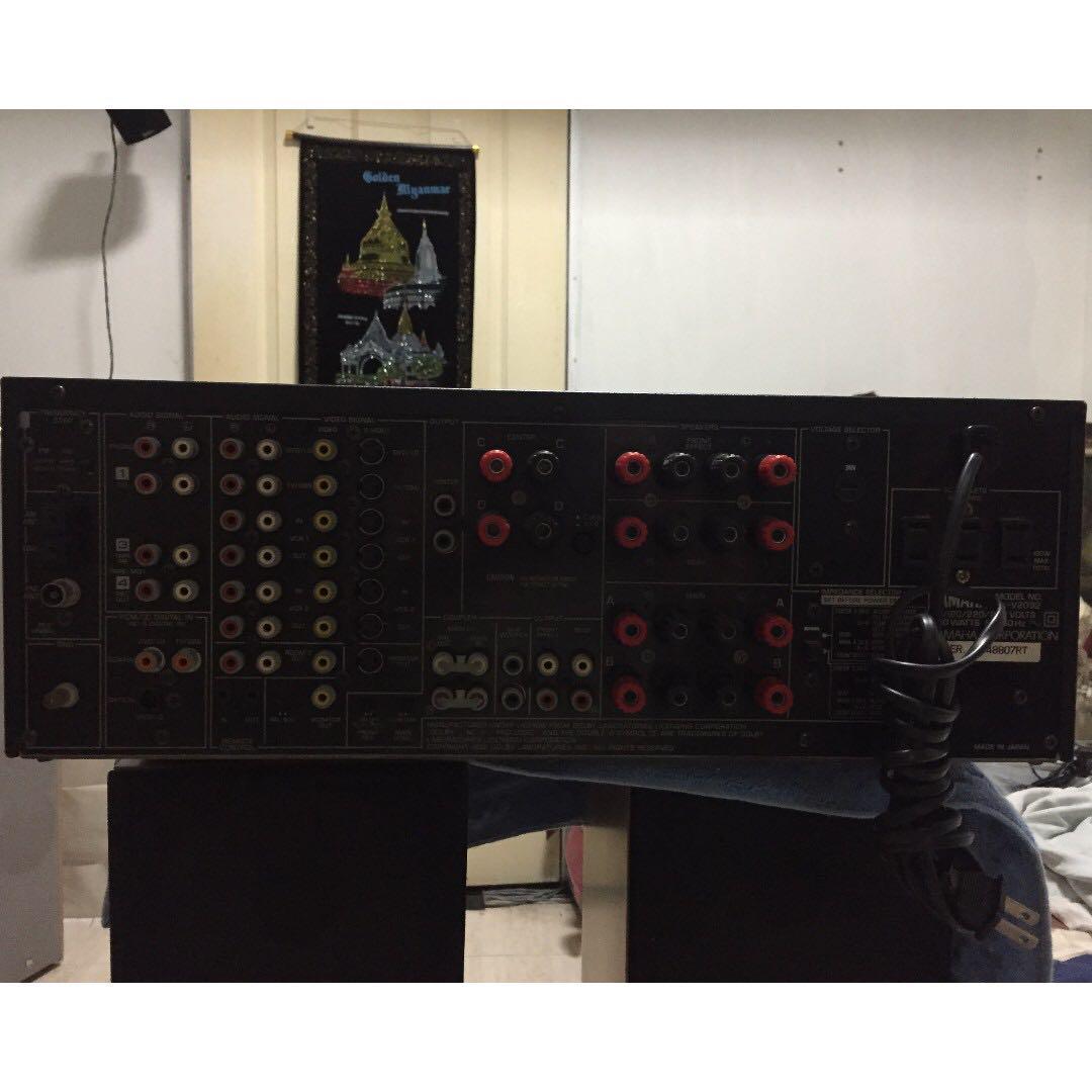 Yamaha RX V2092 7.1 Channel 550 Watts Home Theater Receiver (with two ...