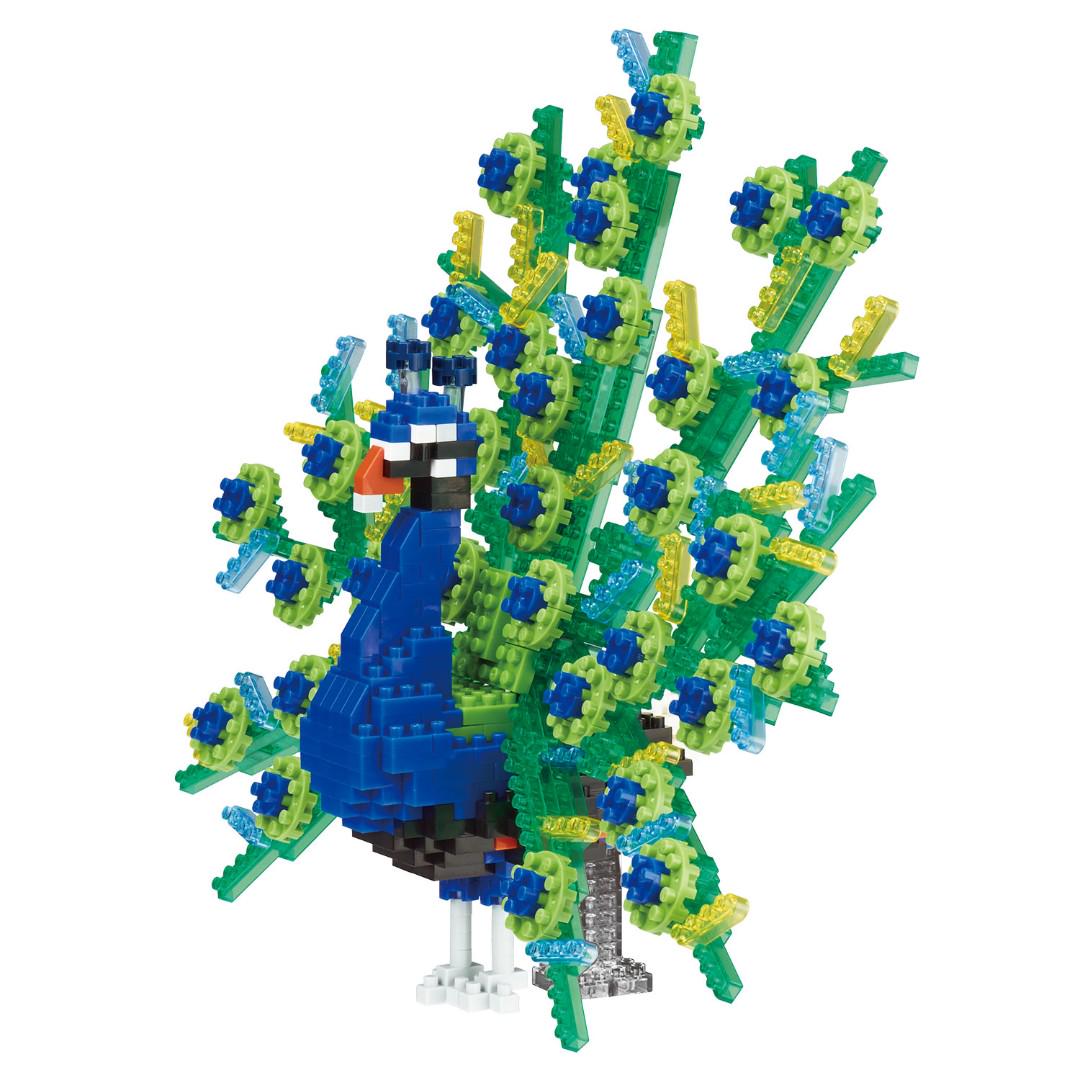 全新 Nanoblock NBM-023 Animal Deluxe Edition Peacock 孔雀 河田 積木 kawada (微型 Lego), 興趣及遊戲, 玩具 & 遊戲類 ...